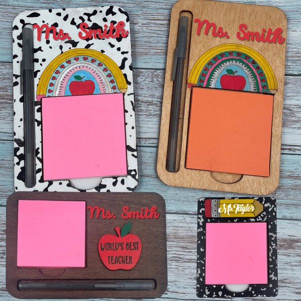 Sticky Note Holder Svg - Etsy