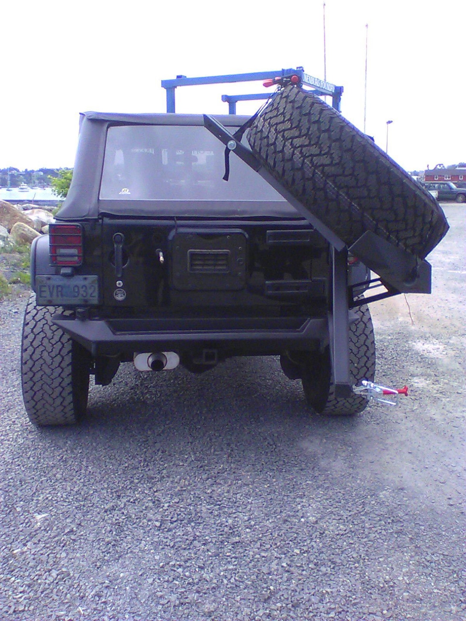 Rear Razor Bumper With Razorback Tire Carrier for Jeep JK JKU - Etsy