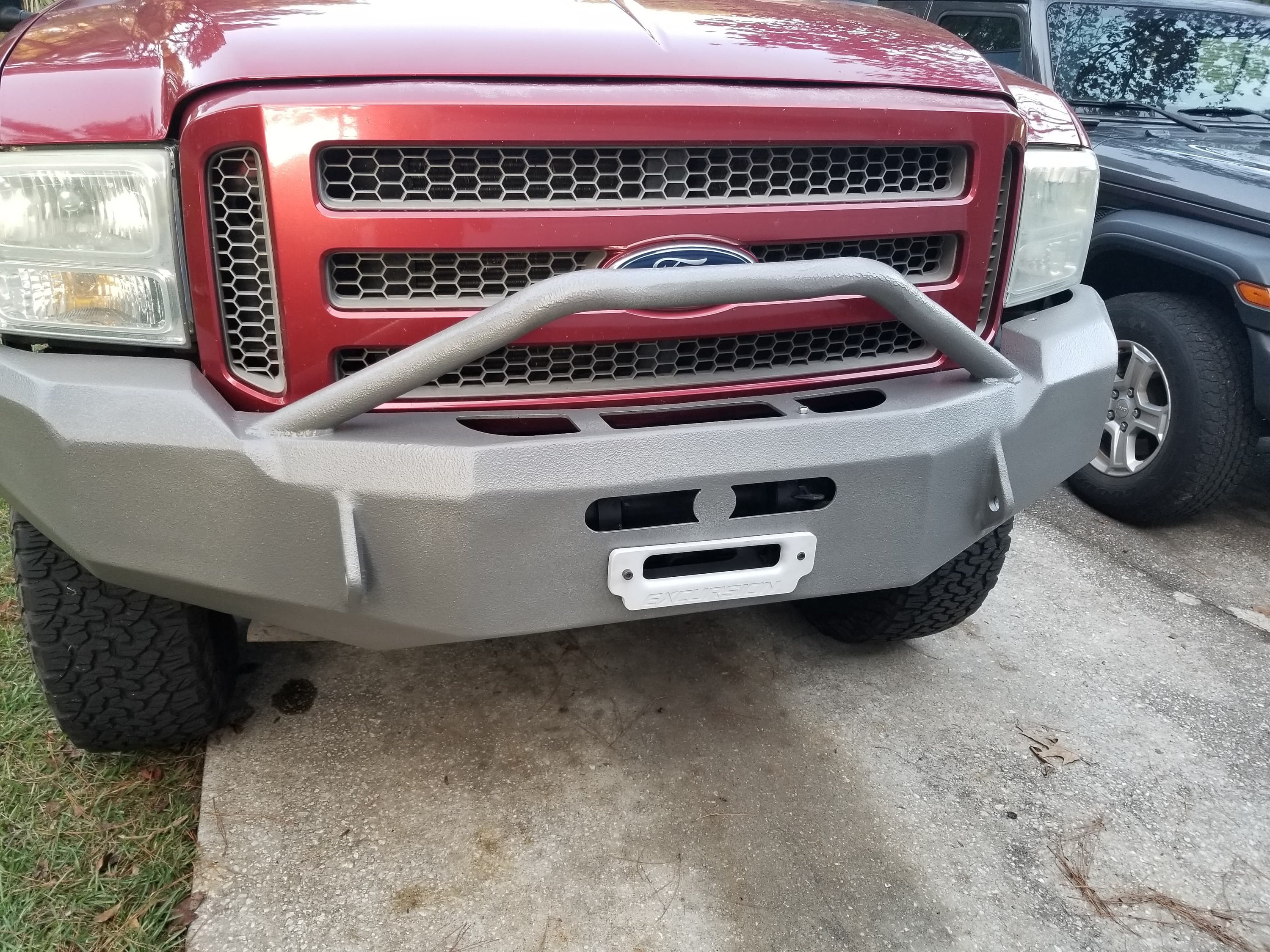 99 07 Ford F250 F350 Front Winch Bumper DXF CAD Files. Etsy
