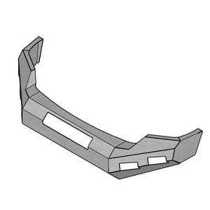 Ford F-250 F-350 F-450 11-16 Front Bumper Build Files (DXF, CNC, CAD ...