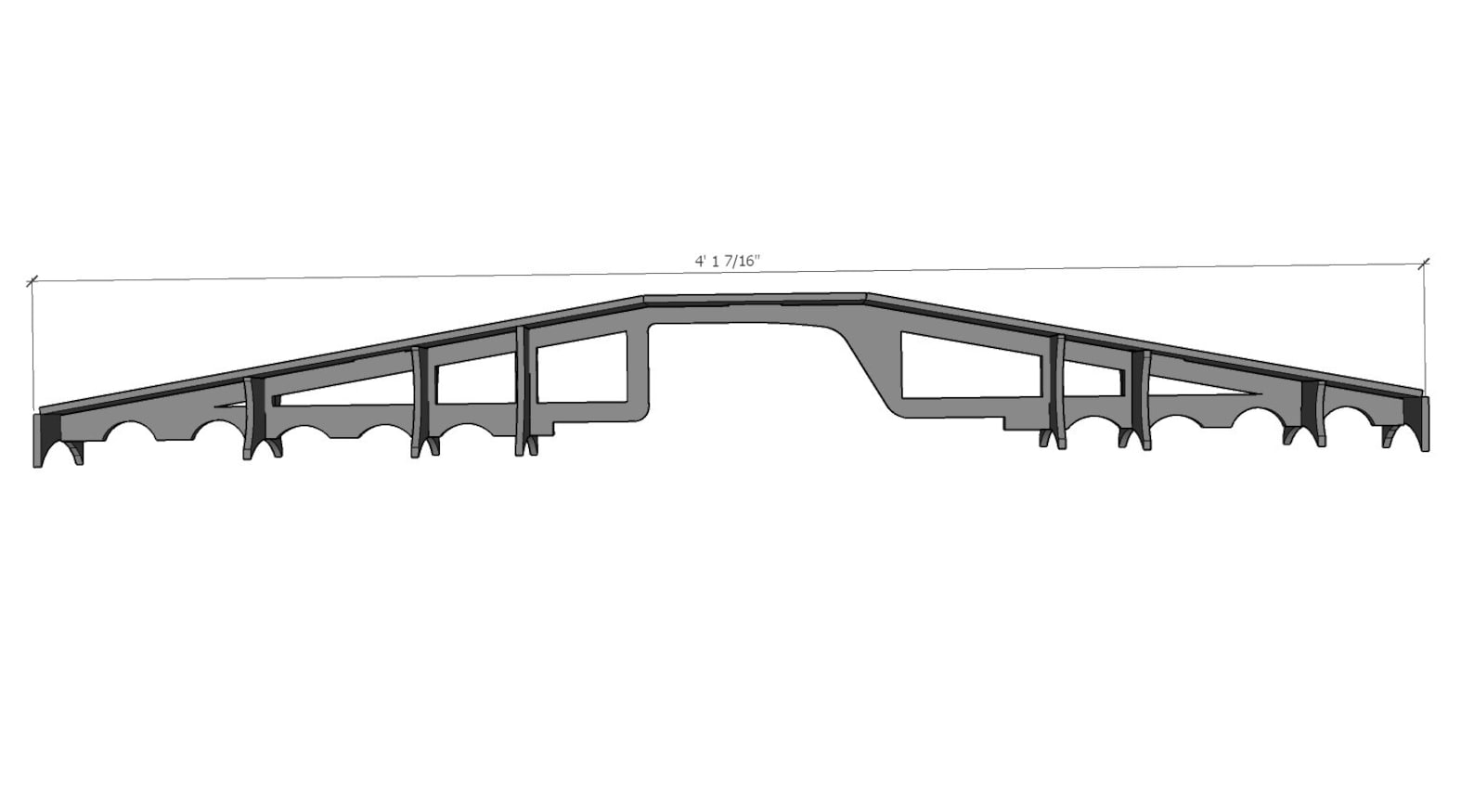 Ford 8.8 Full Width Truss DXF CNC CAD Files - Etsy