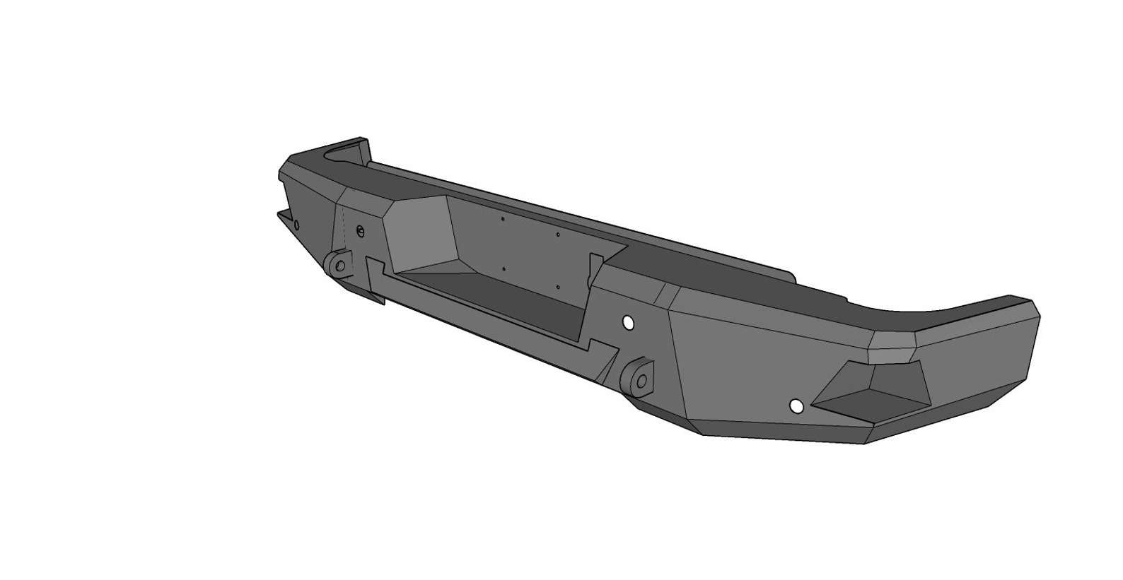 Dodge Ram 1500/2500/3500 Rear Bumper DXF Build Plans - Etsy