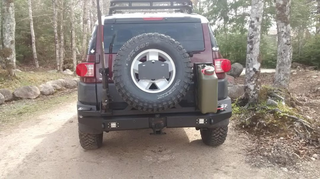 Toyota FJ Rear Bumper With Tire Carrier CNC DXF Build Files - Etsy