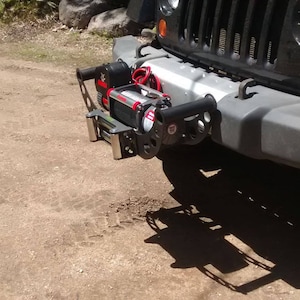Universal Hitch Mounted Winch Plate DXF CNC Cut Files - Etsy