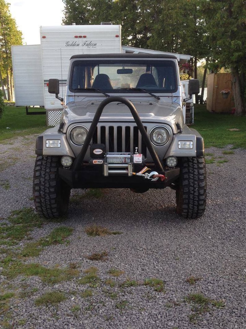 Front Winch Bumper for Jeep TJ / YJ Dxf Cad Build Files CNC - Etsy