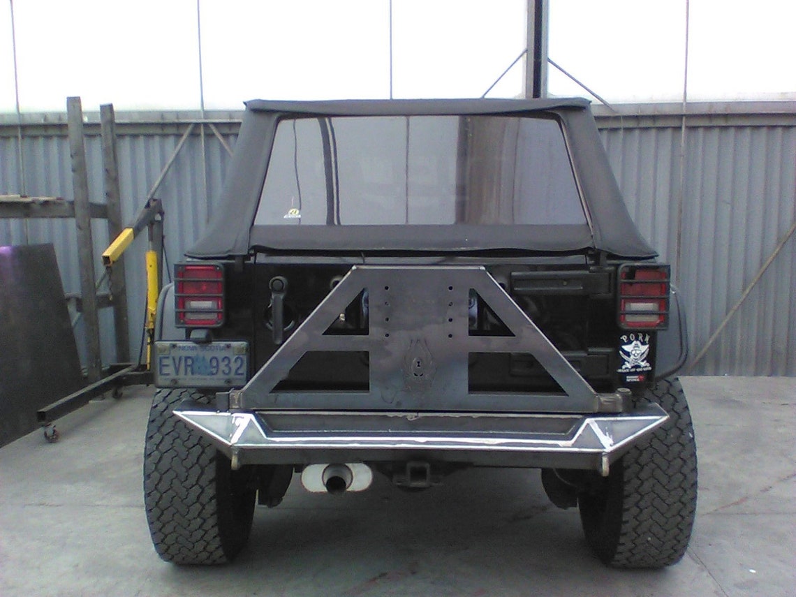 Rear Razor Bumper With Razorback Tire Carrier for Jeep JK JKU Dxf Cnc ...