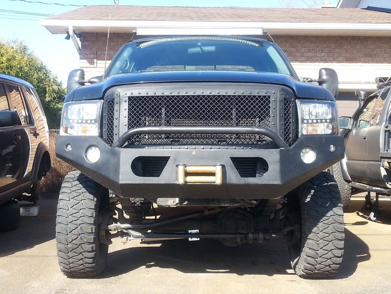 99-07 Ford F250 F350 Front Winch Bumper Build Plans DXF CNC - Etsy