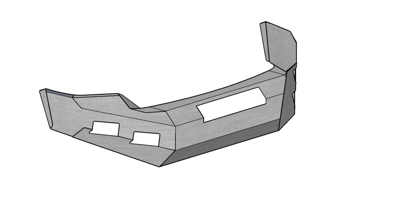 Ford F-250 F-350 F-450 11-16 Front Bumper Build Files DXF - Etsy
