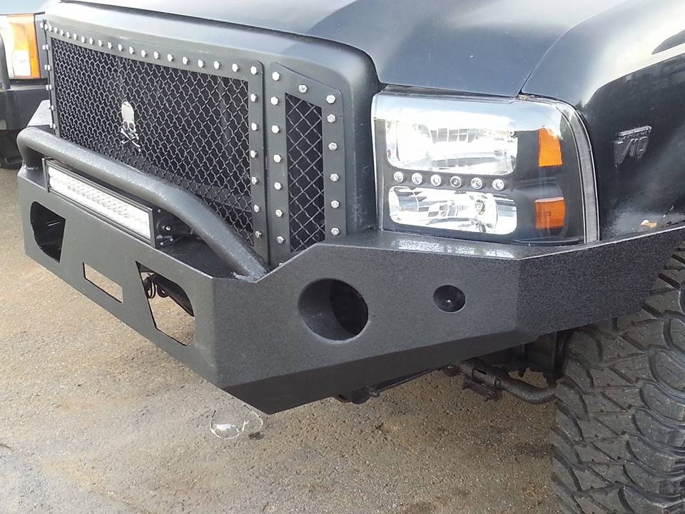 99-07 Ford F250 F350 Front Winch Bumper Build Plans (DXF, CNC Cut Files ...
