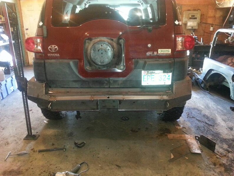 Toyota FJ Rear Bumper With Tire Carrier CNC DXF Build Files - Etsy