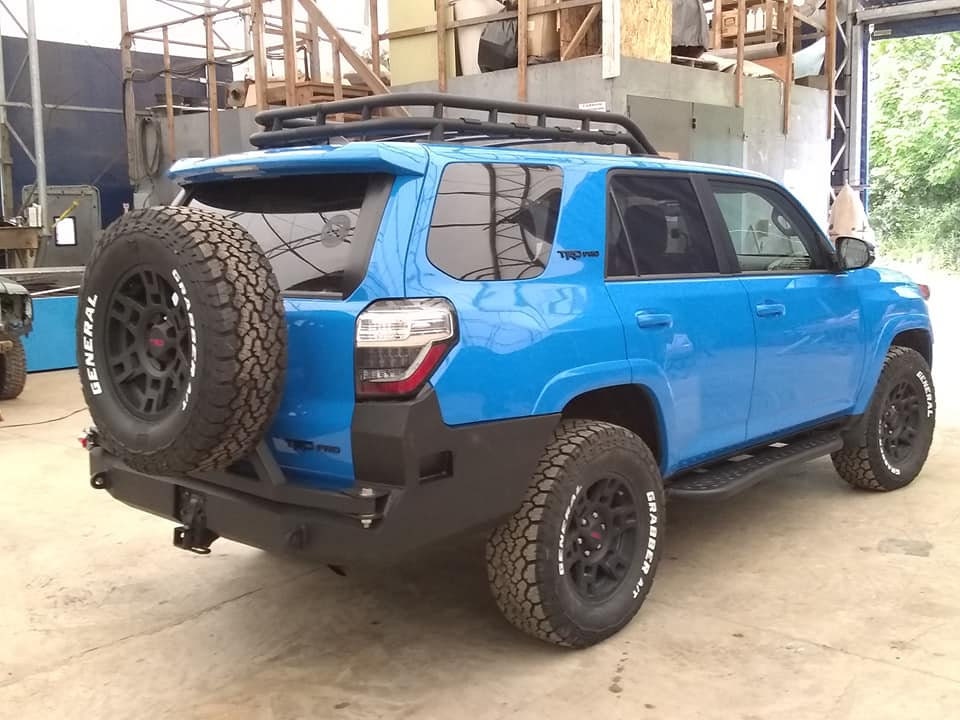 5th Gen 4 Runner Rear Bumper With Tire Swinout DXF CNC Build Files - Etsy