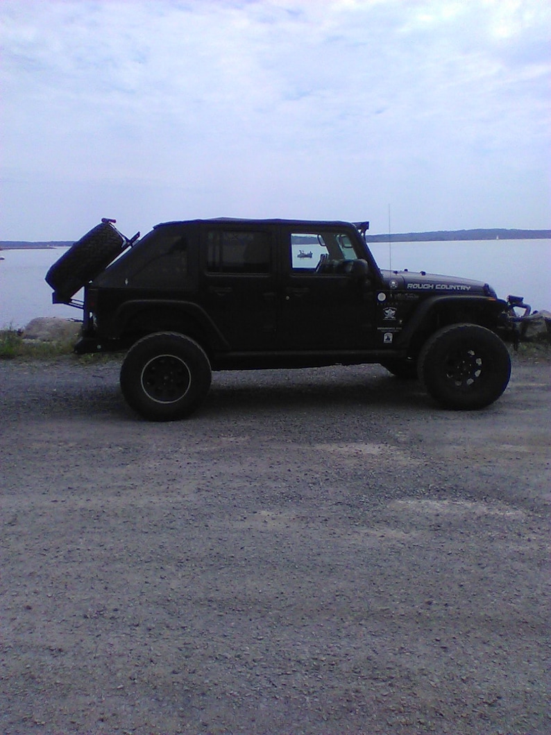 Rear Razor Bumper With Razorback Tire Carrier for Jeep JK JKU Dxf Cnc ...