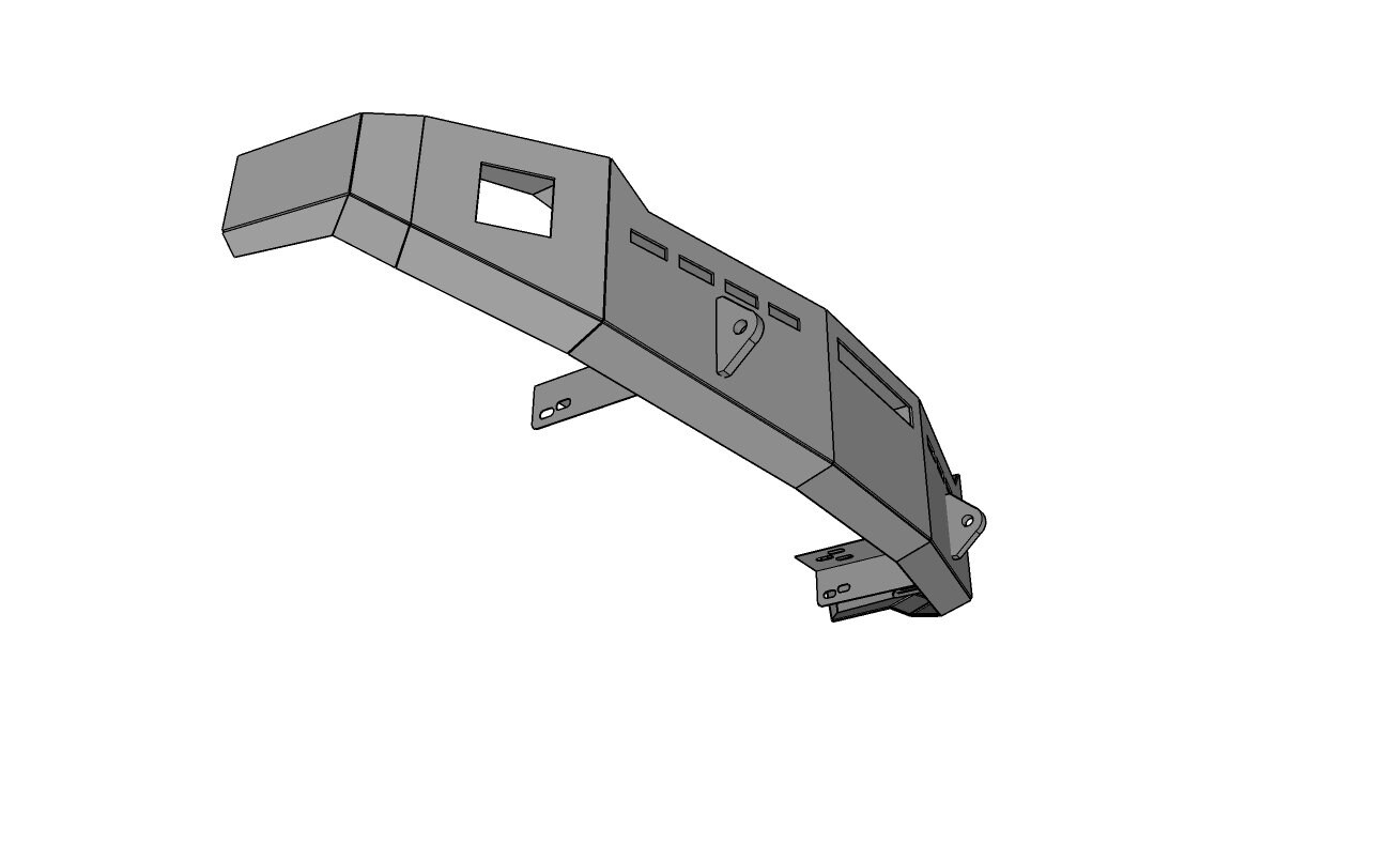 Ford F250/F350 11-16 Front Bumper CNC CAD DXF Build Files - Etsy