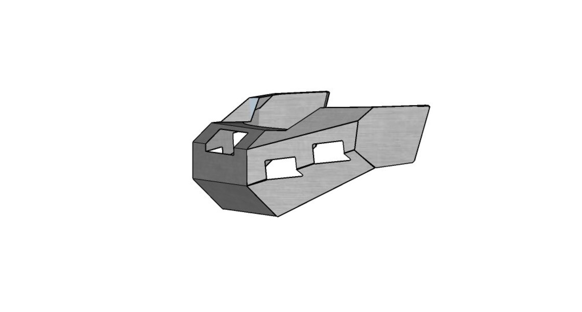 Ford F-250 F-350 F-450 11-16 Front Bumper Build Files (DXF, CNC, CAD ...