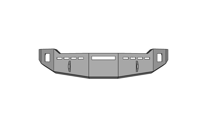 Ford F250/F350 11-16 Front Bumper CNC CAD DXF Build Files - Etsy