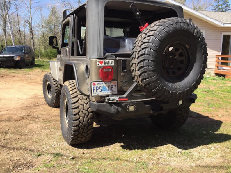 Rear Bumper for Jeep TJ/LJ/YJ Build Files Cnc Dxf - Etsy