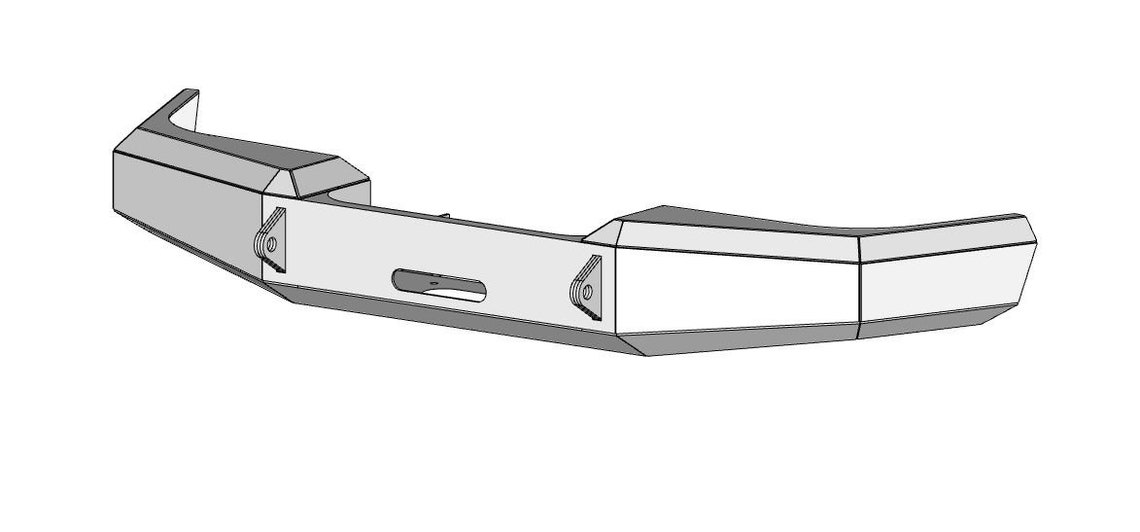 Chev S10 (94-04) Front Winch Bumper Build Plans - Etsy