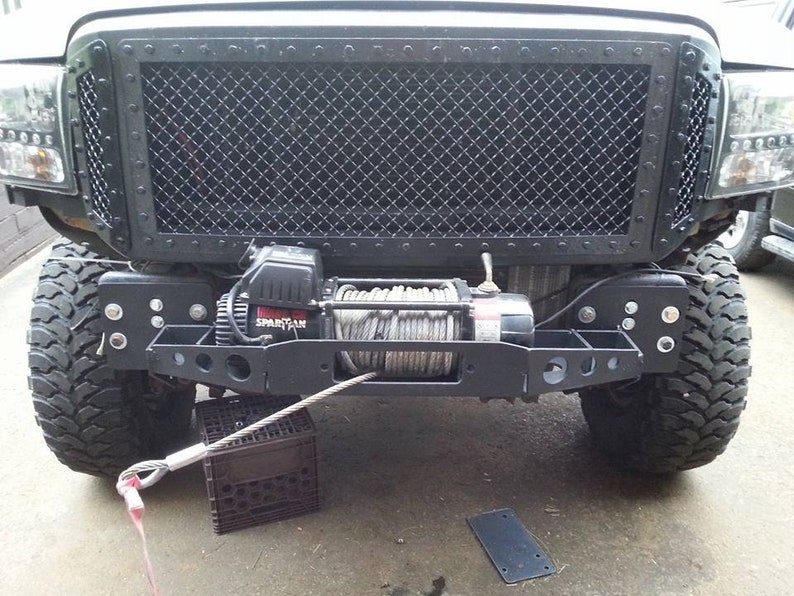 99-07 Ford F250/F350 Front Winch Bumper DXF CAD Files. - Etsy