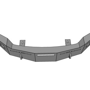 Ford F250/F350 11-16 Front Bumper CNC CAD DXF Build Files - Etsy