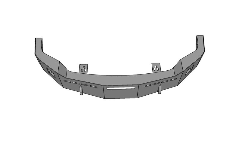 Ford F250/F350 11-16 Front Bumper CNC CAD DXF Build Files - Etsy