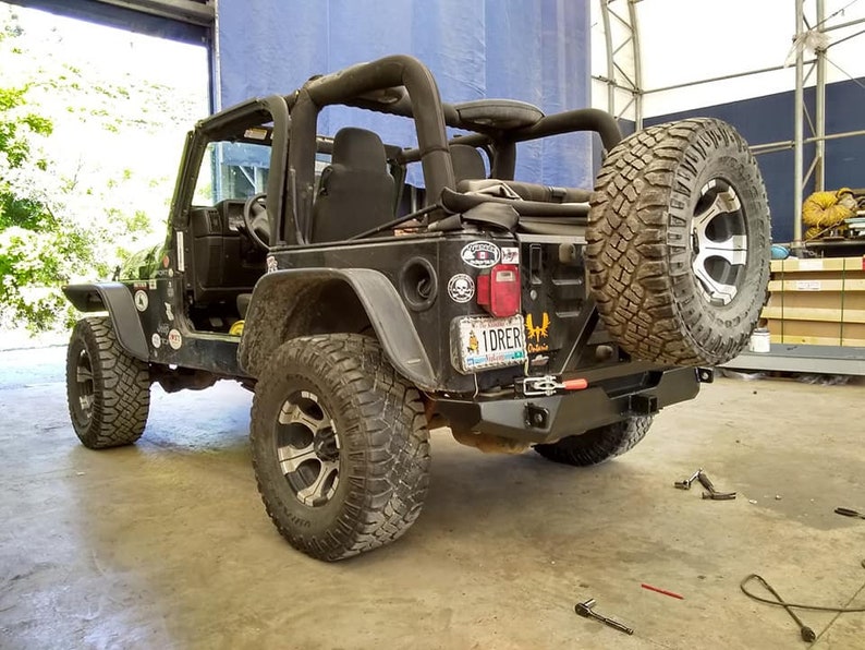 Rear Bumper for Jeep TJ/LJ/YJ Build Files Cnc Dxf - Etsy