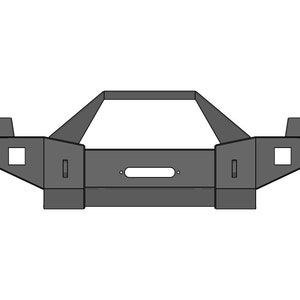 Winch Bumper (jeep JK 07-18) Build DXF CNC Build Files - Etsy