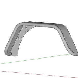 Front and Rear Tube Fender Build Plans for Jeep TJ (DXF CAD Files) - Etsy