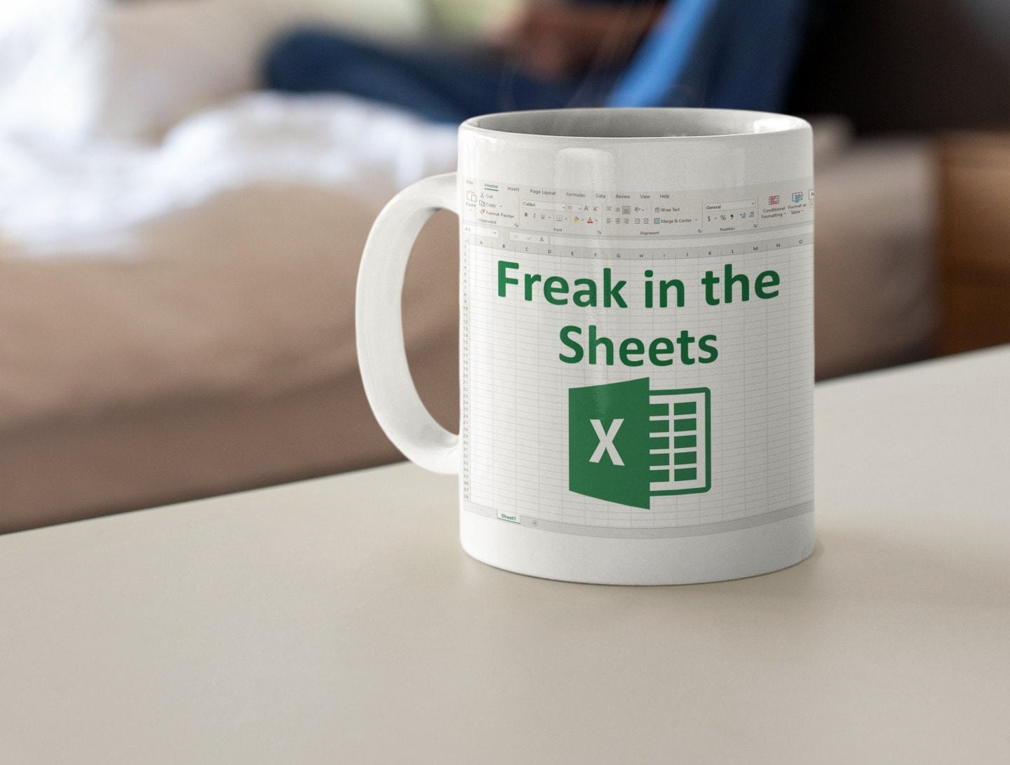 Freak In The Sheets Mug Funny Freak In The Sheets Excel Mug - Etsy 日本