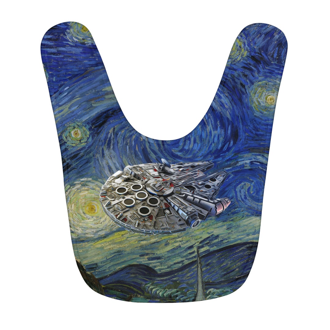 Fleece Baby Bib Star Wars Universal Fabric Binky Holder Baby Gift ...