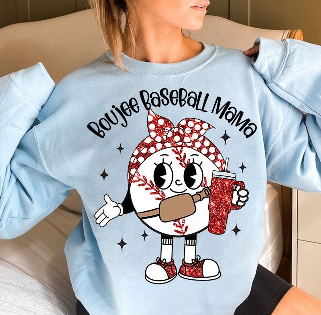 Baseball Mama Png, Boujee Baseball PNG, Sublimation Design, Digital ...