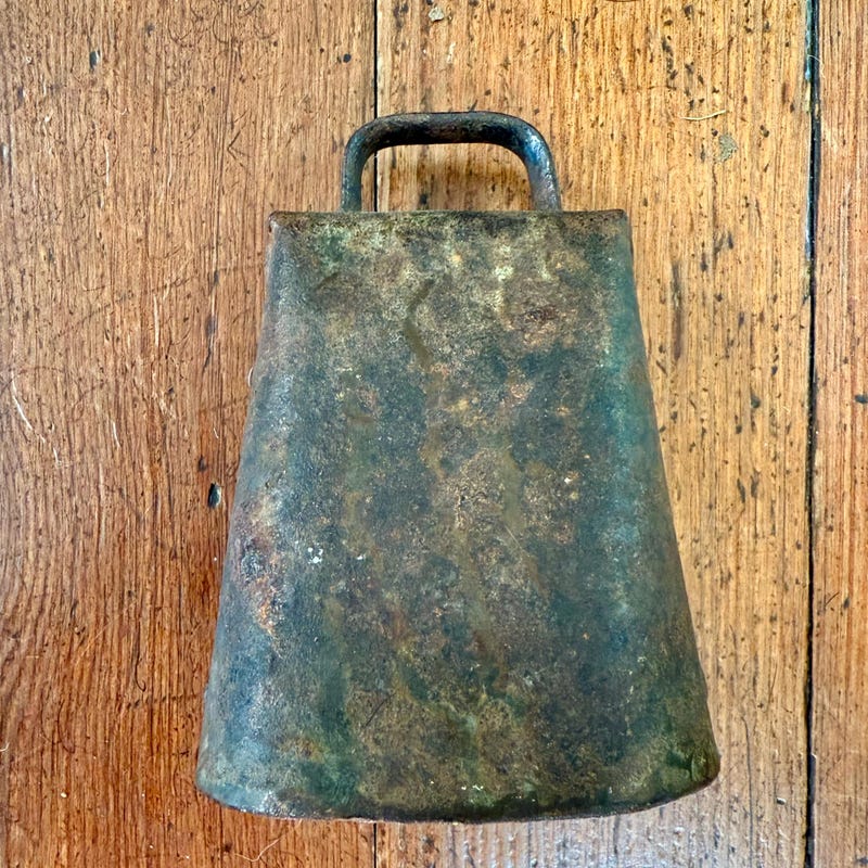 Antique Cow Bell - Etsy