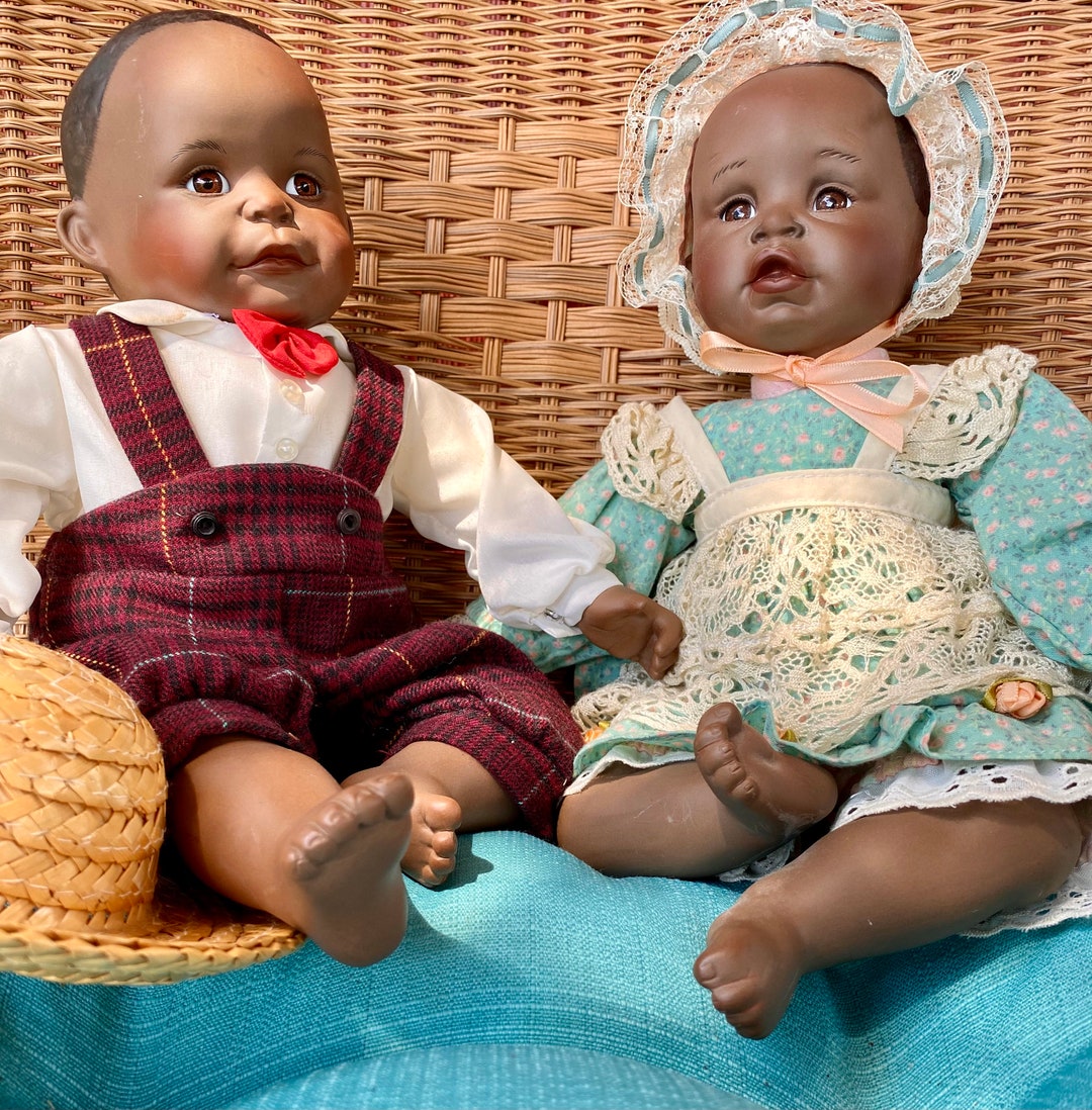 Two Vintage Yolanda Bello Dolls Danielle and David by Yolanda Bello ...