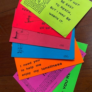 Funny Vintage Cards Fun Sayings Vintage Postcards 8 Vintage Cards 70's ...