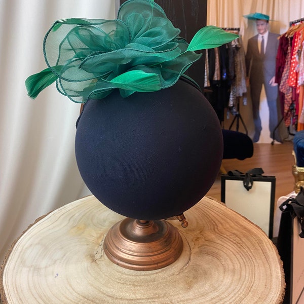 Green Fascinator - Etsy