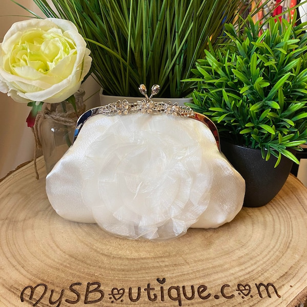 Ivory Bridal Clutch - Etsy