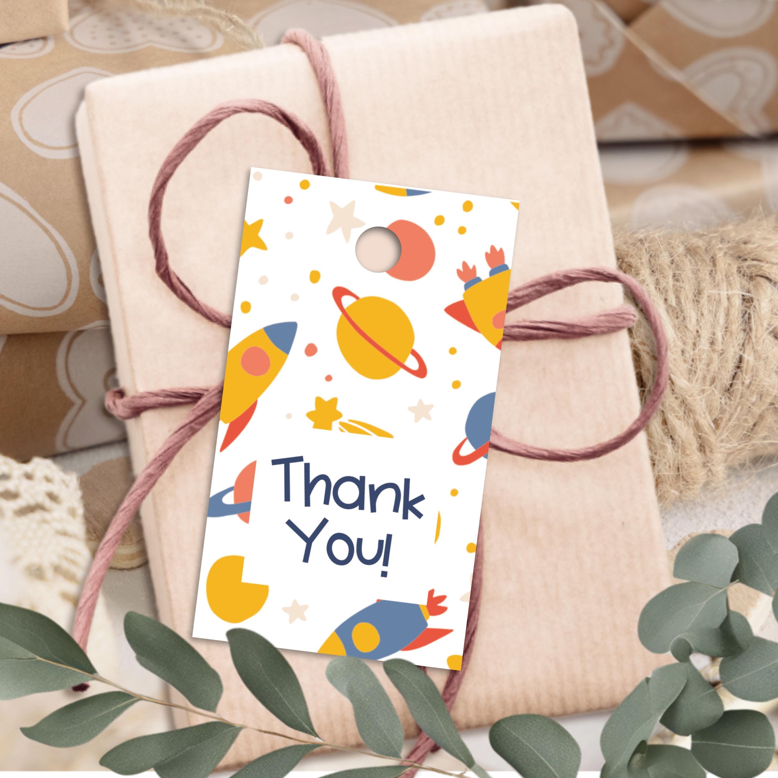 Printable Thank You Gift Tags Instant Digital Download Template for ...