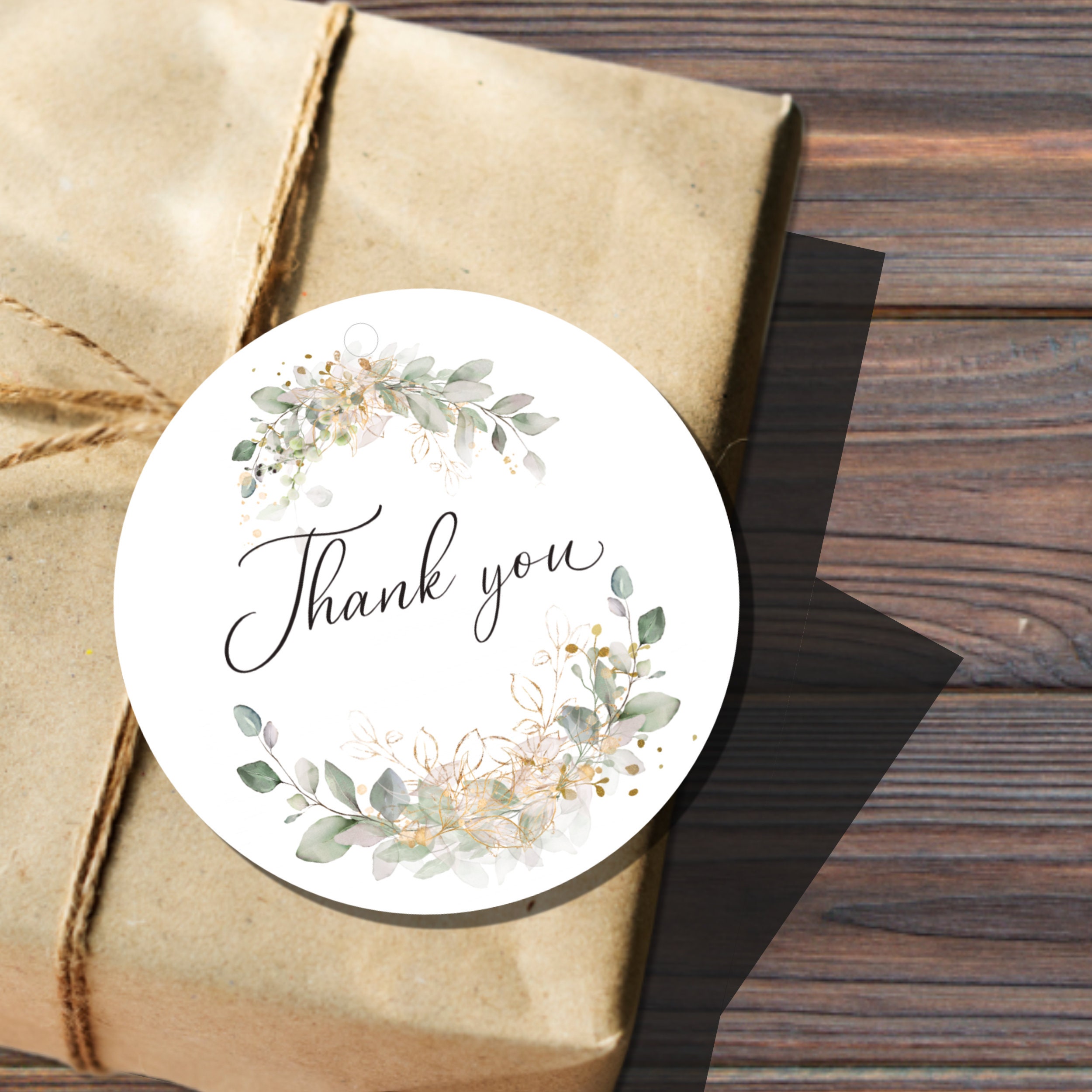 Thank You Gift Tag, Favor Tag, Printable Template Instant Download, W14 ...