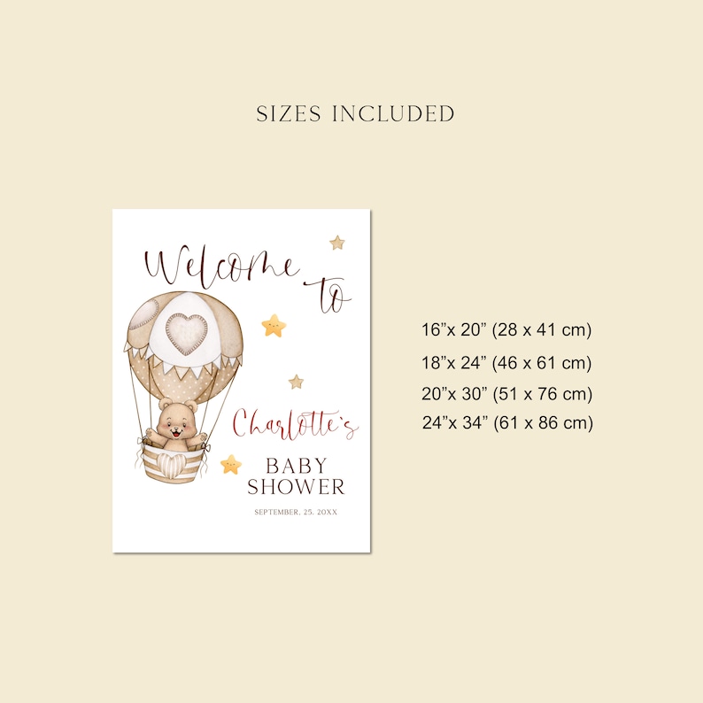 Gender Neutral Baby Shower Welcome Sign, Baby Shower Welcome Sign, Baby ...