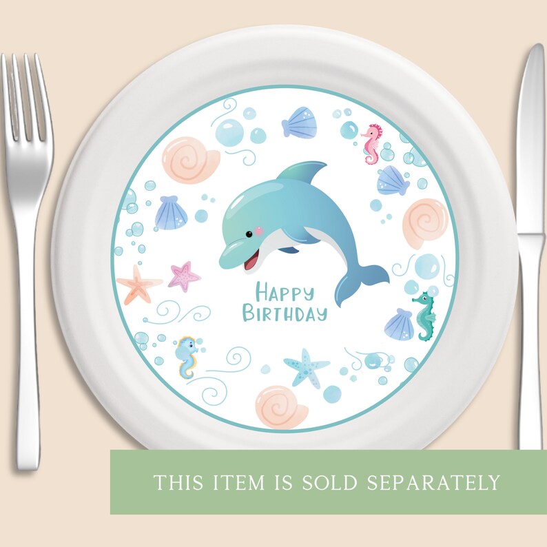 Birthday Board, Welcome Board, Dolphin Underwater, Editable Banner ...