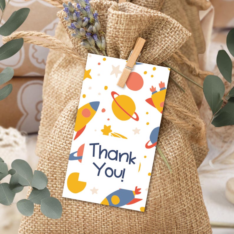 Printable Thank You Gift Tags Instant Digital Download Template for ...