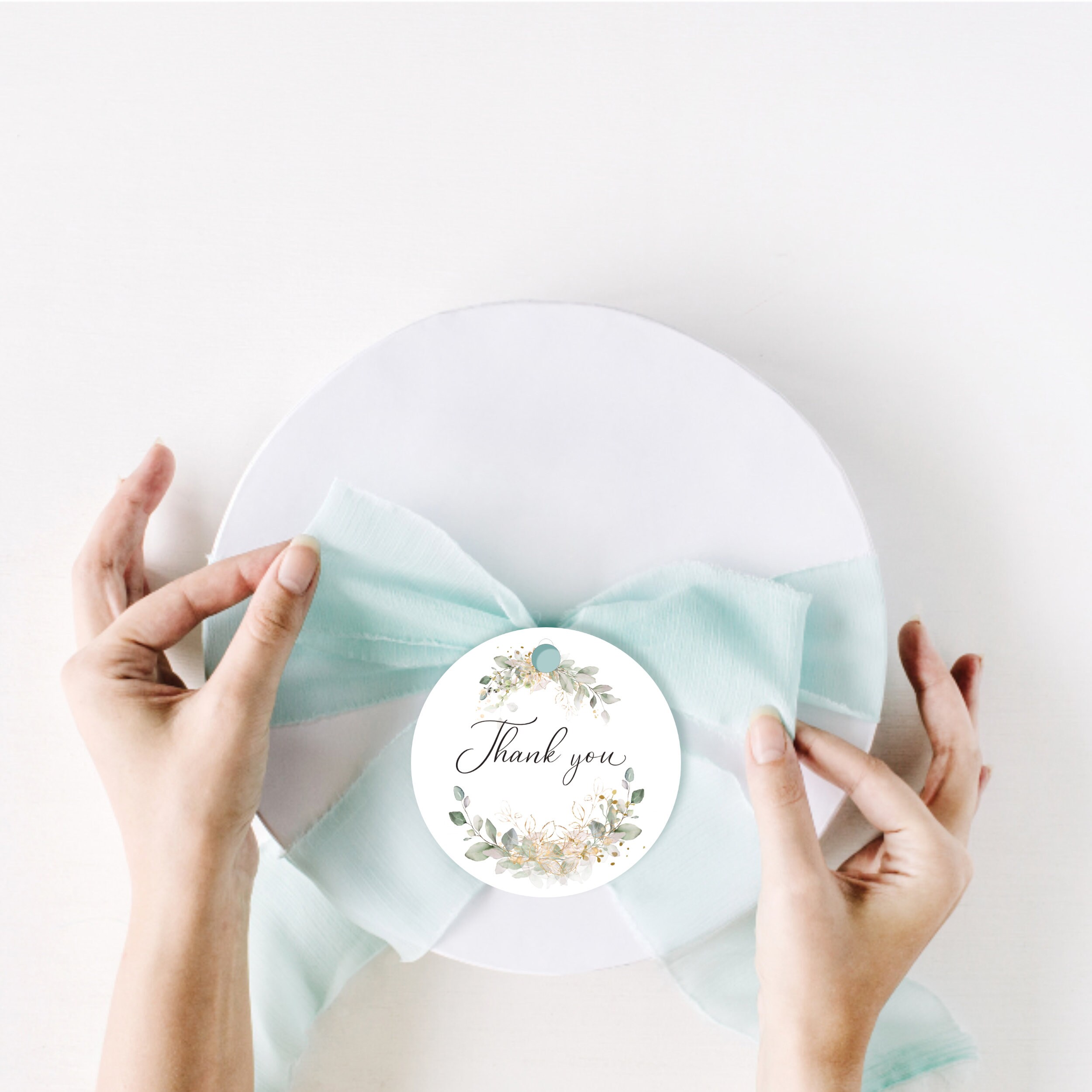 Thank You Gift Tag, Favor Tag, Printable Template Instant Download, W14 ...