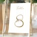 Table Number Template Printable Table Number Wedding Table - Etsy