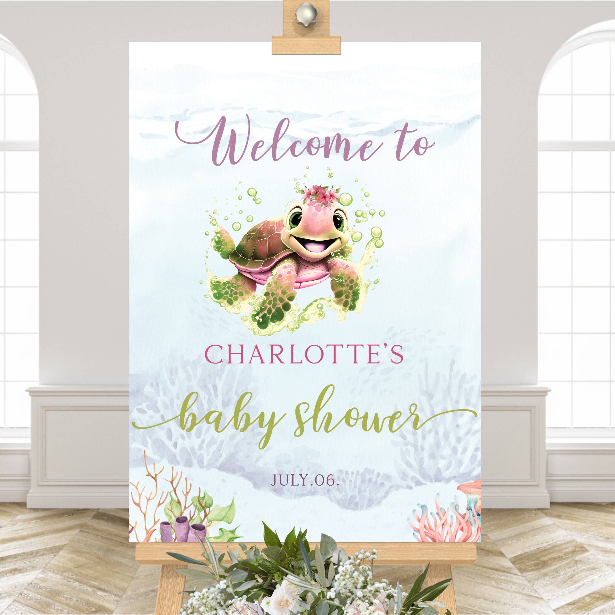 Turtle Baby Shower Pinterest Baby Sea Turtle PNG Transparent Images