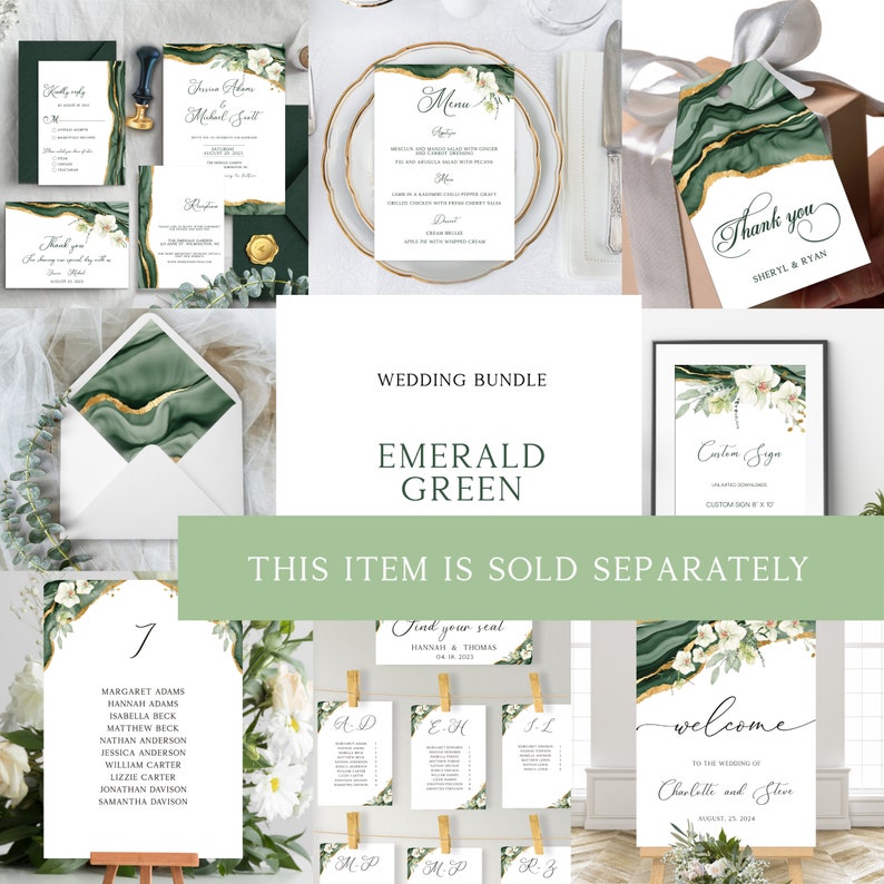 Emerald Green Wedding Welcome Sign, Spring or Summer Welcome Sign ...