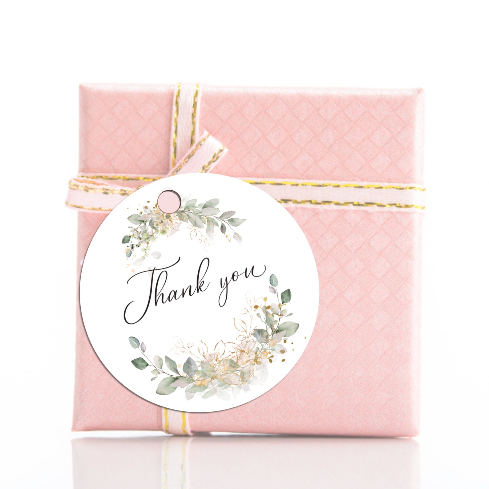 Thank You Gift Tag, Favor Tag, Printable Template Instant Download, W14 ...