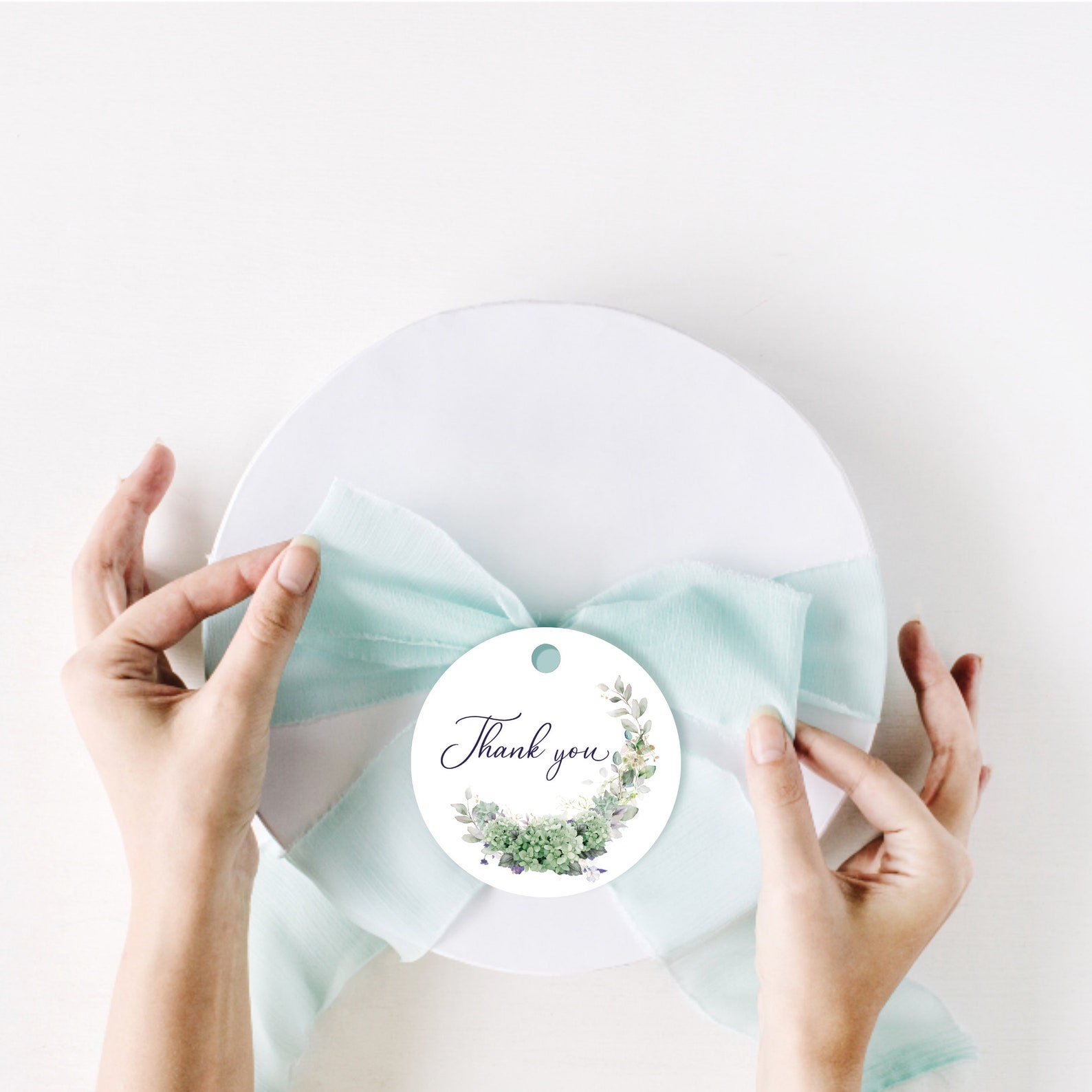 Thank You Gift Tag, Favor Tags, Printable Template Instant Print, W34 ...