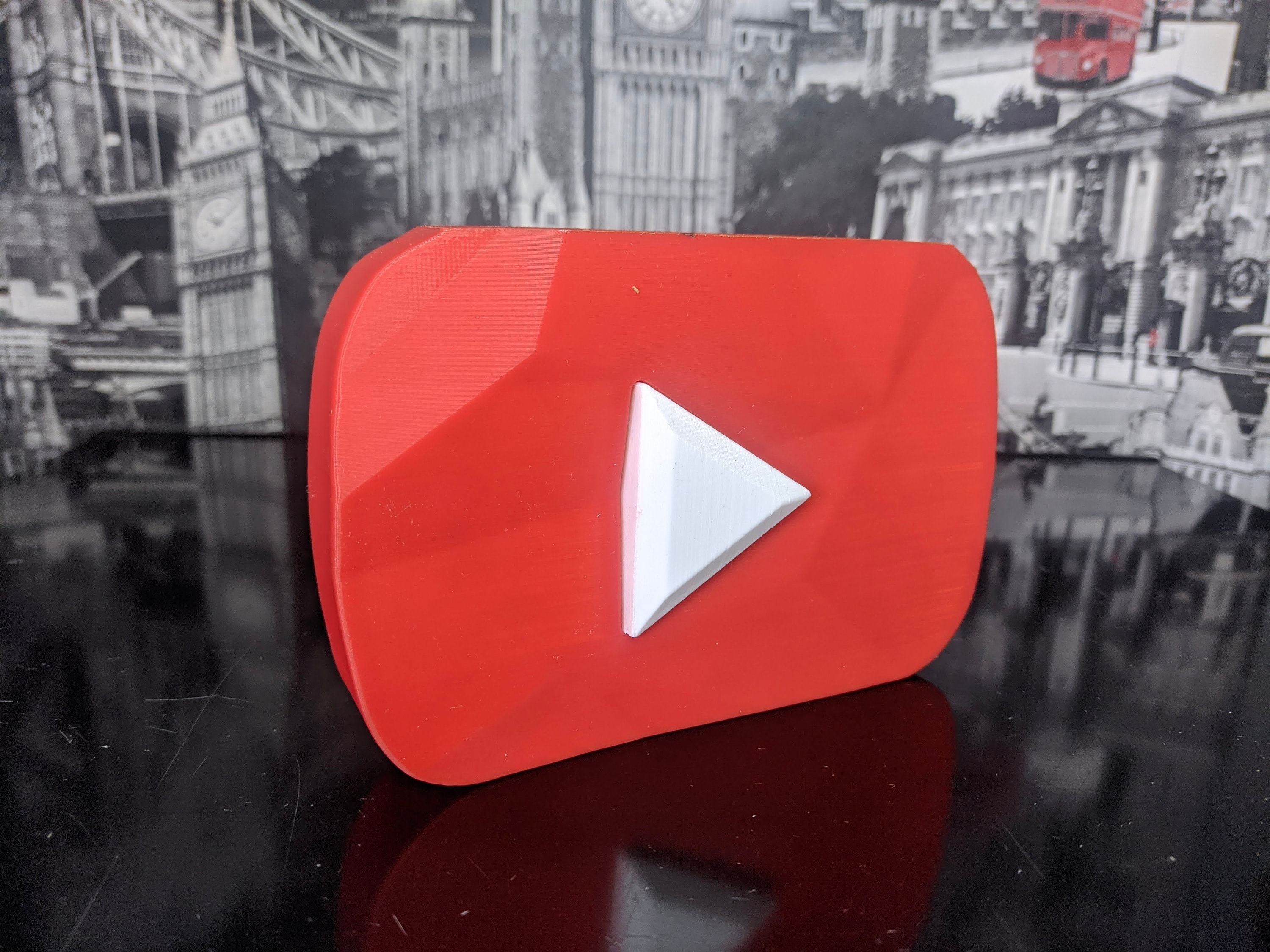 Youtube Diamond Play Button Replica | 3D Printed | Fun Ornament - Etsy UK