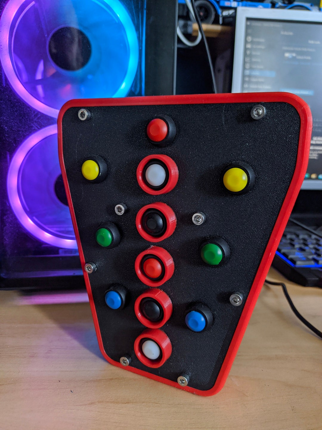 12 Function USB Sim Racing Button Box | 3D Printed | Esports | Assetto ...