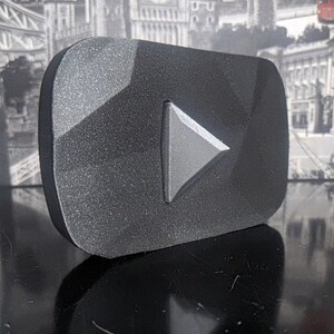 Youtube Diamond Play Button Replica | 3D Printed | Fun Ornament - Etsy