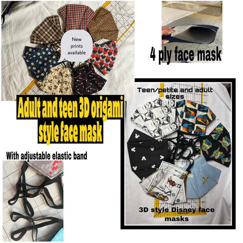 Origami Mask - Etsy